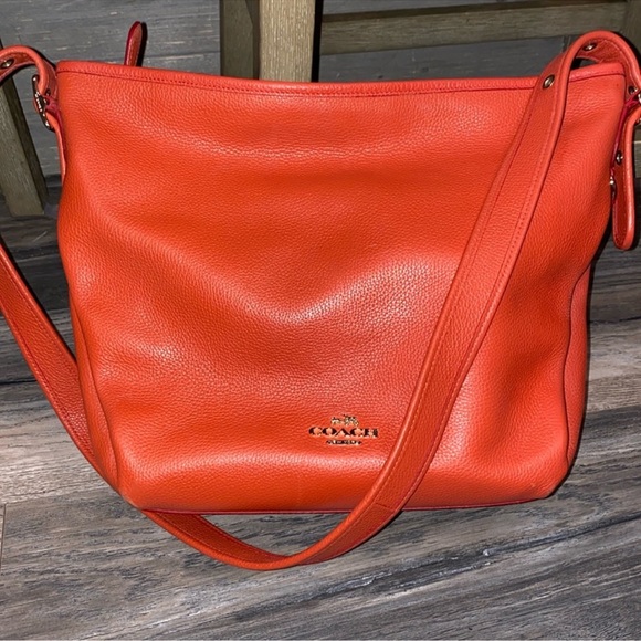 Coach | Bags | Coach C288 Val Duffle Leather Crossbody Bag Handbag ...